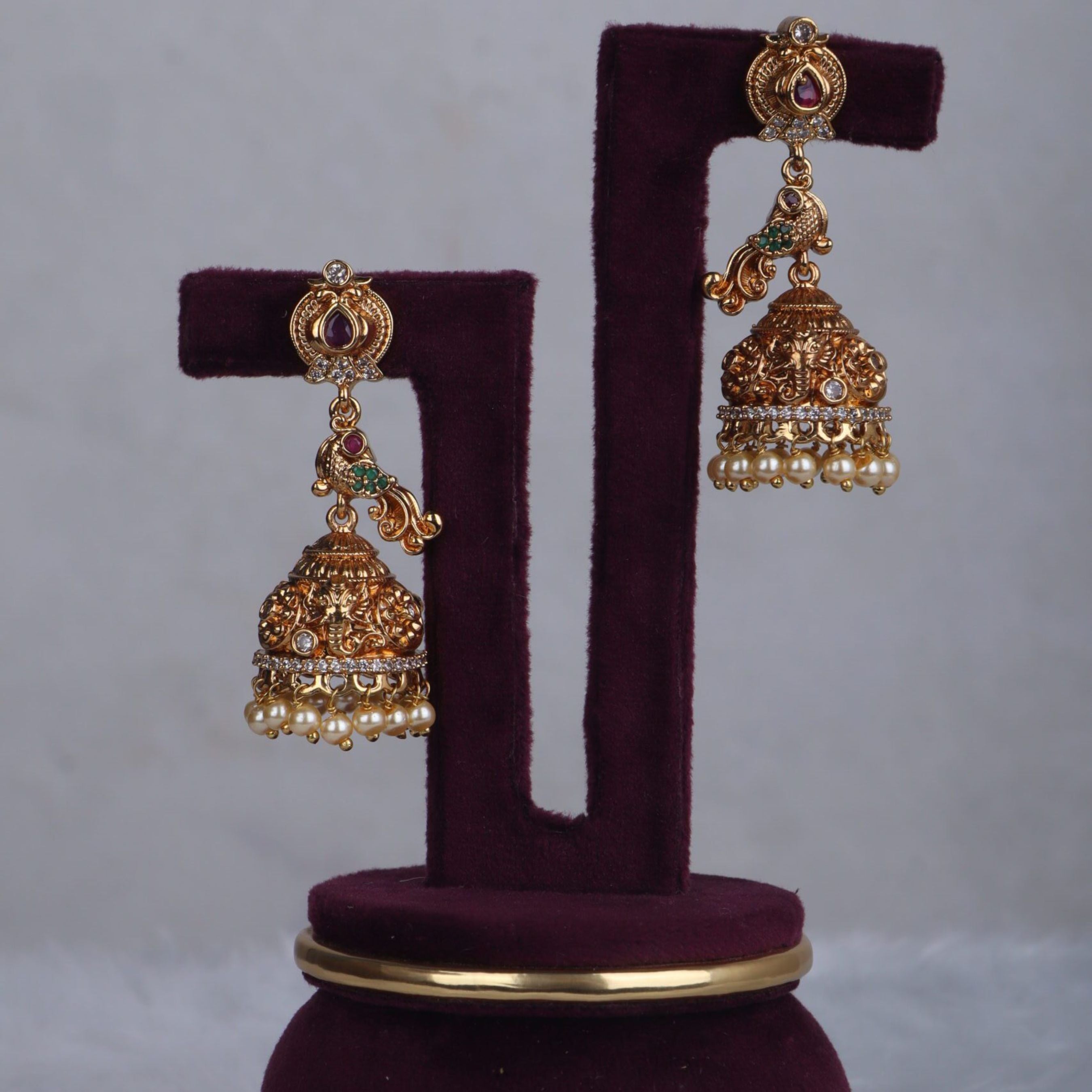 Nakshi Earrings – Paanchajanya Jewels