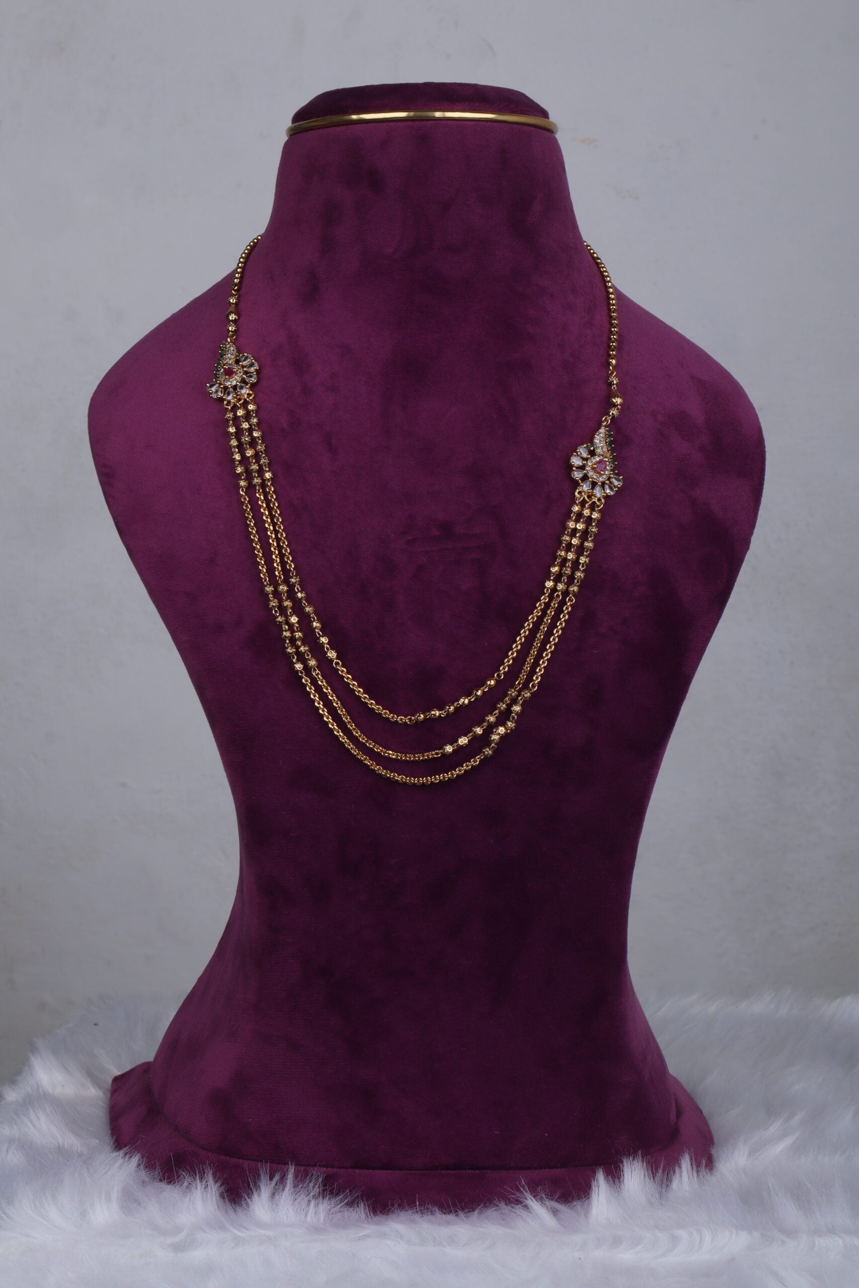 Grand Elegance Steps Chain – Paanchajanya Jewels
