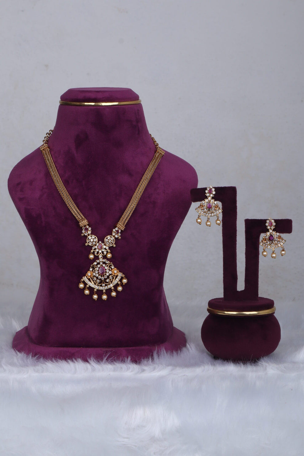 Trendy Nanu Patti Necklace Set – Paanchajanya Jewels