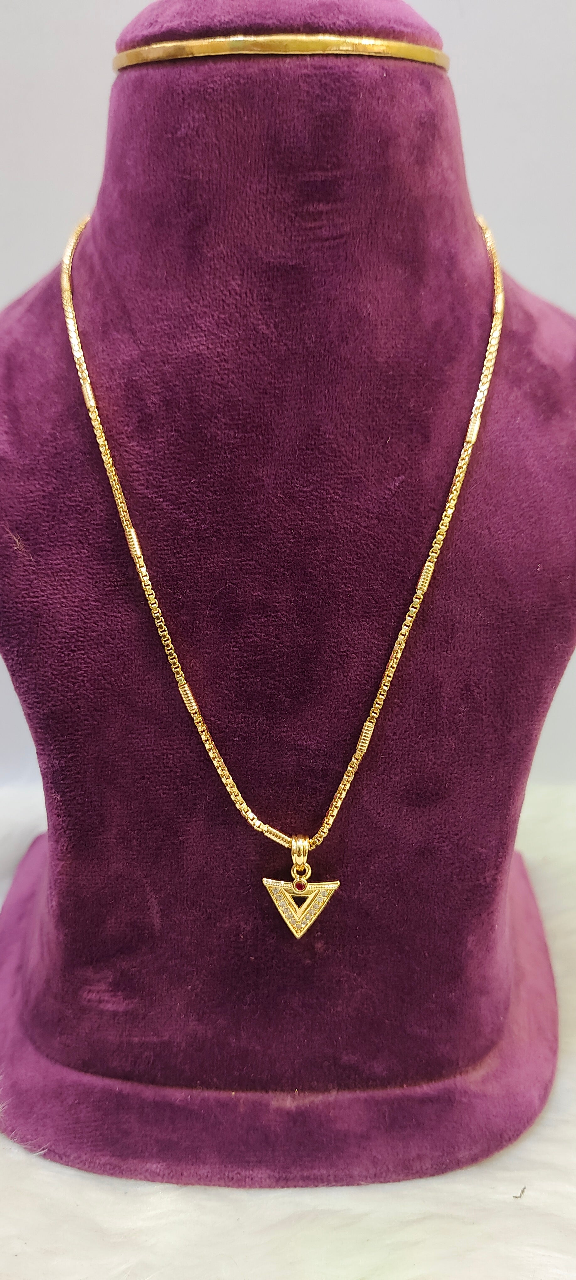 Premium simple 18" length ladies daily wear chains – Paanchajanya Jewels