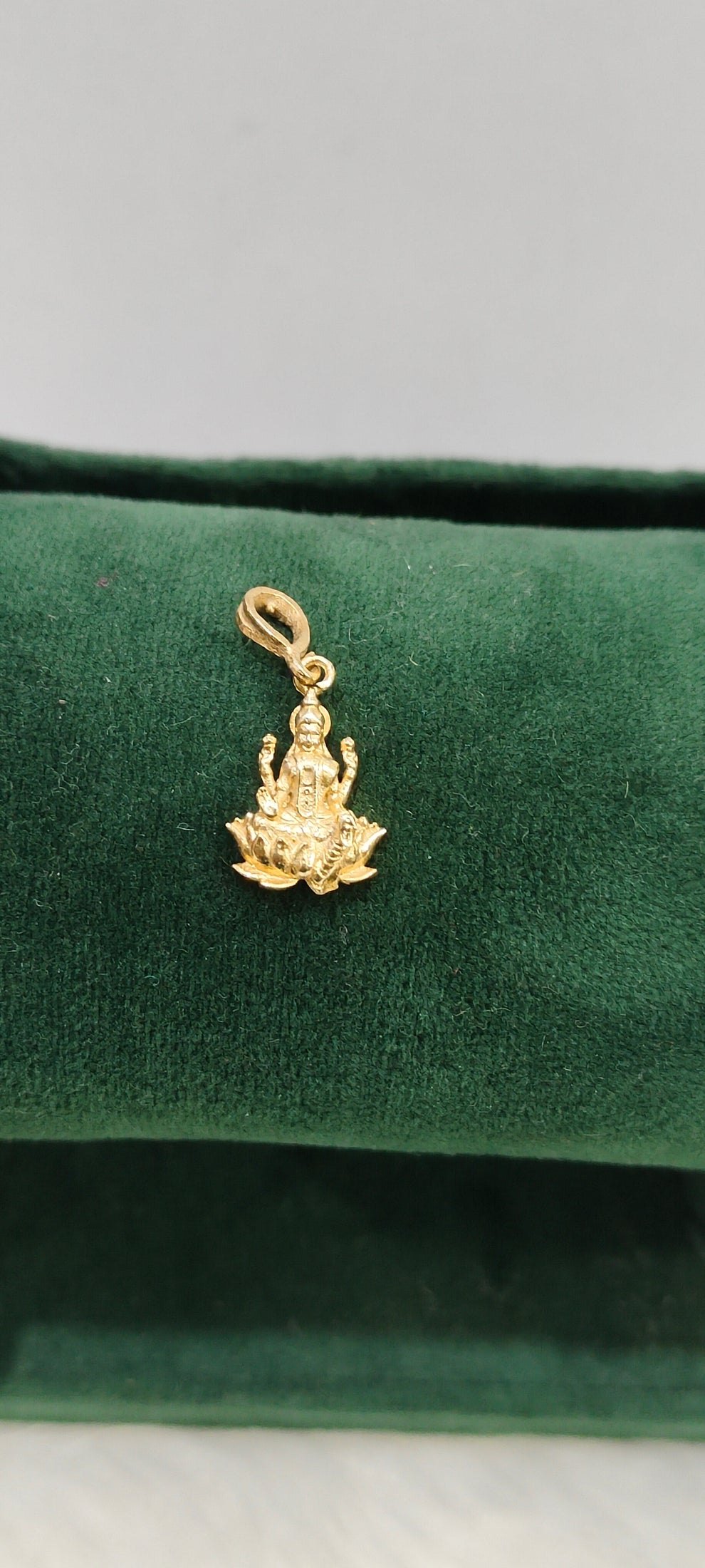 Pure panchaloham unpolished 1 " gold locket – Paanchajanya Jewels